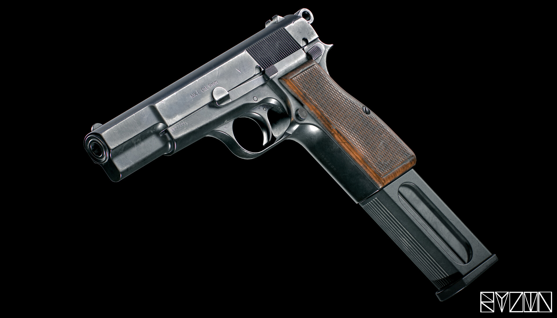 RYZIN ART - Browning Hi-Power