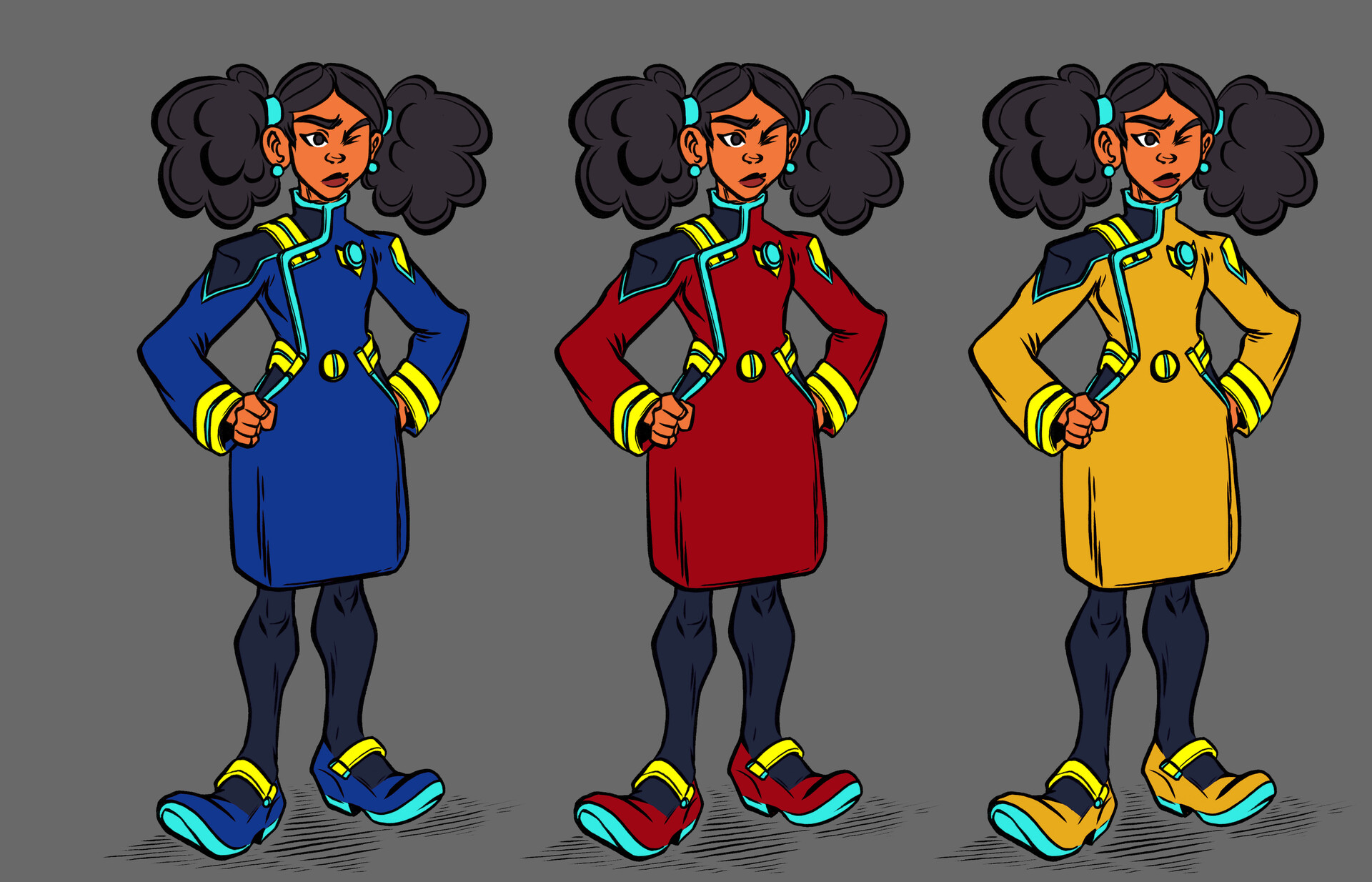ArtStation - Space Trek uniform colors