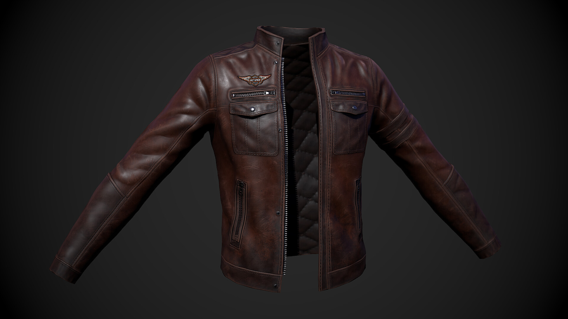 ArtStation - Jacket Leather