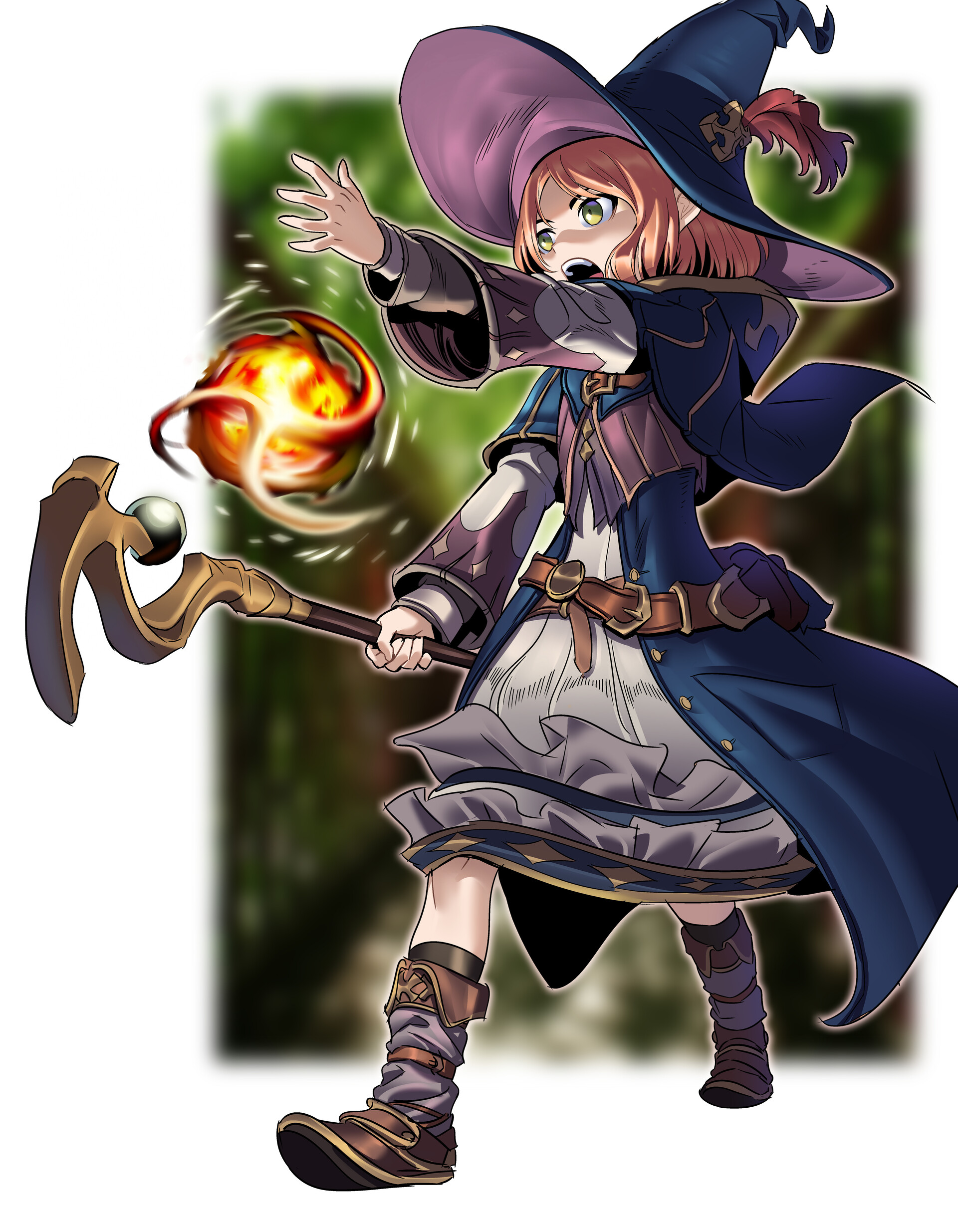 ArtStation - Wizard girl