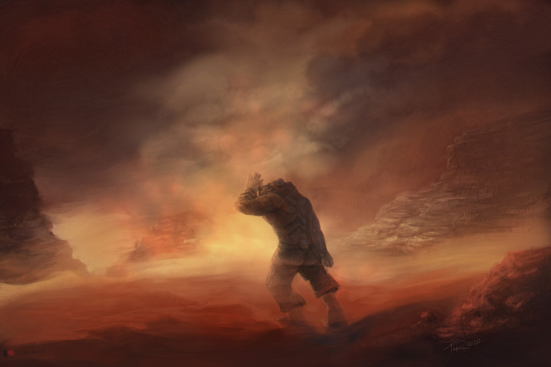 ArtStation - Bearrick in the desert