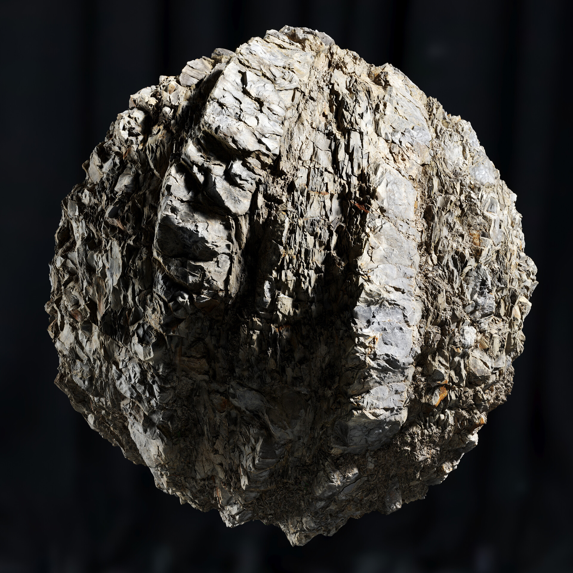 ArtStation - Quarry jagged rock photoscanned 16k