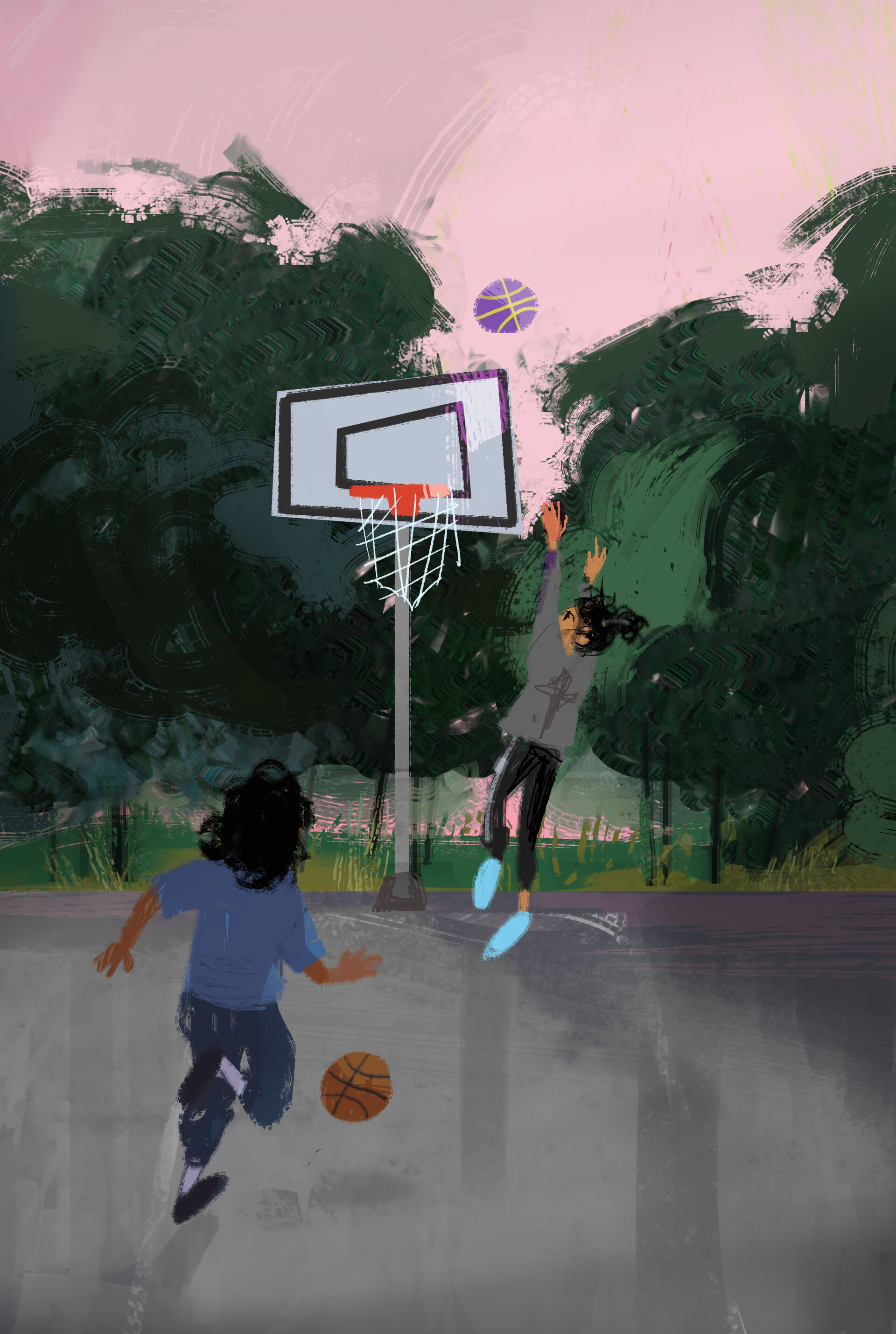ArtStation - Basketball evenings