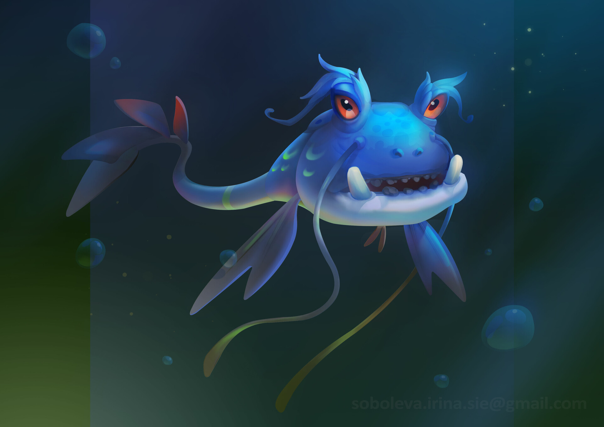 ArtStation - Fish (concept + wip)