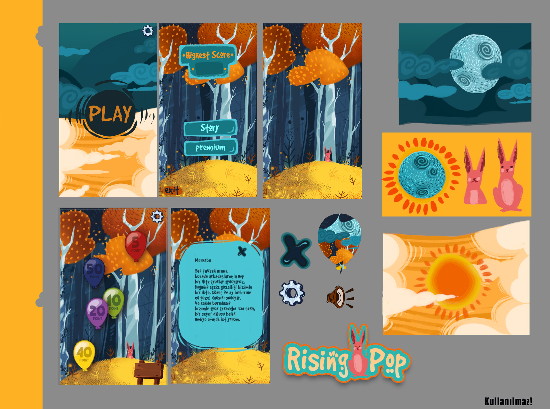 ArtStation - Rising Pop Game UI Design