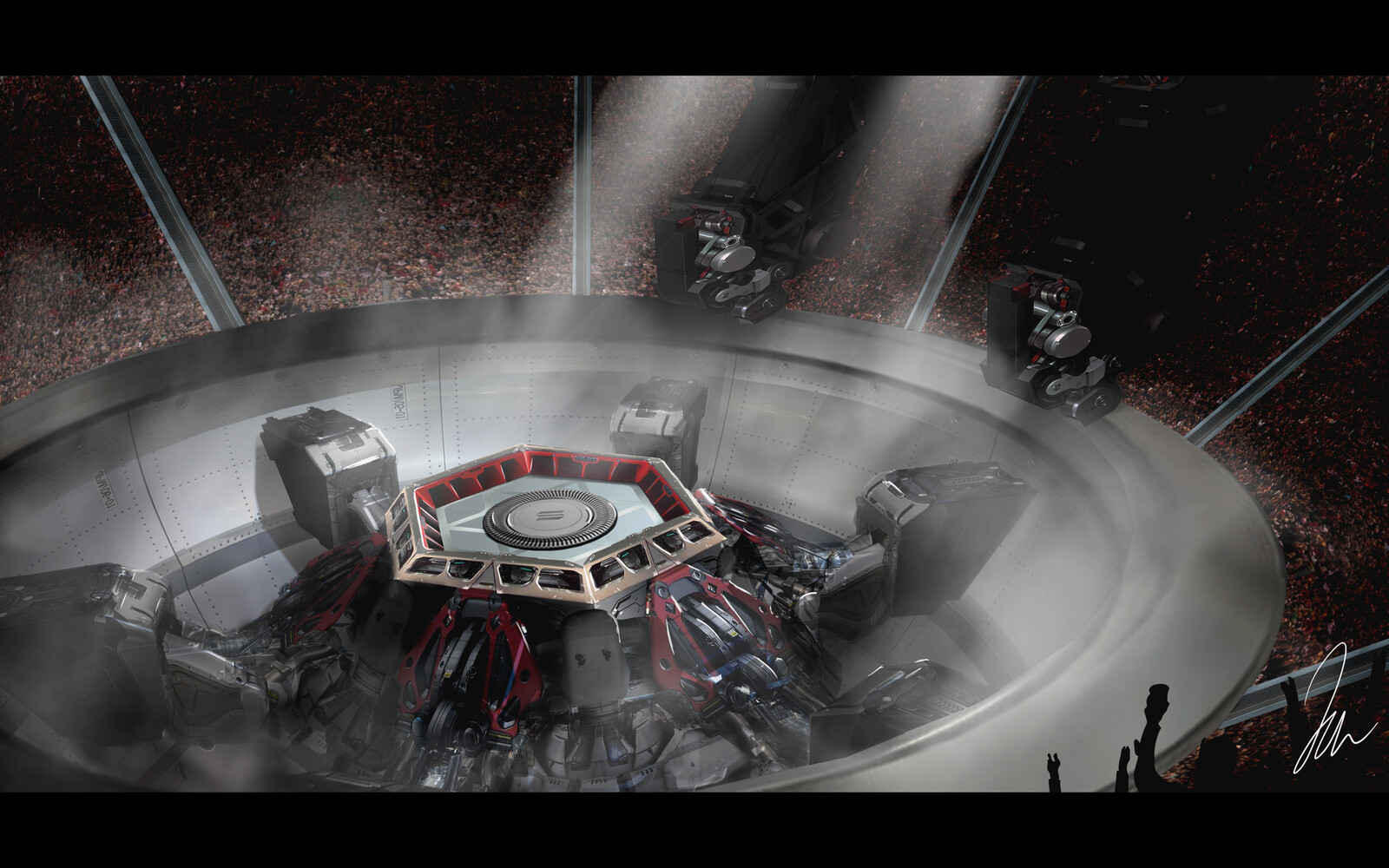 Jamie Warner - Galactic Coliseum: Sci-fi Arena Concept