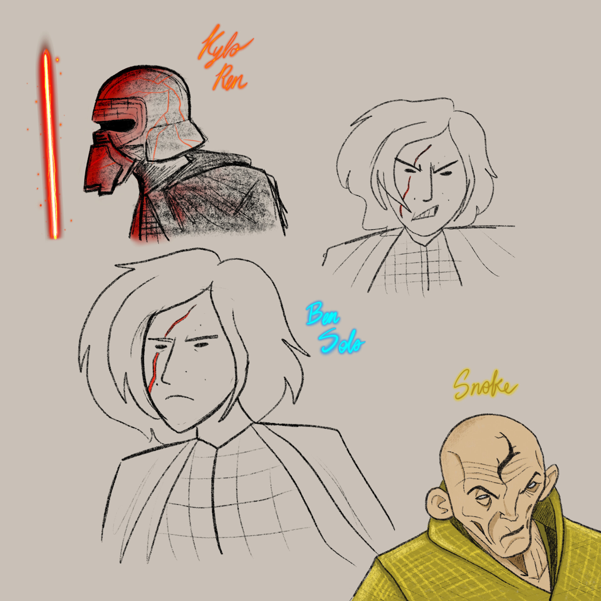 ArtStation - Fun Star Wars Sketches