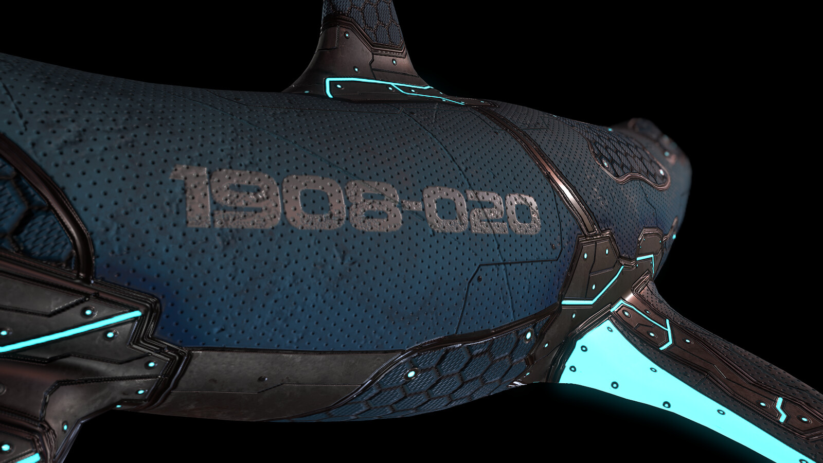 Quentin - Neon-Mecha Shark