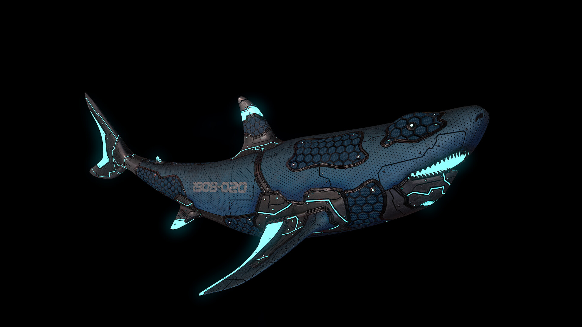 Quentin F - Neon-Mecha Shark