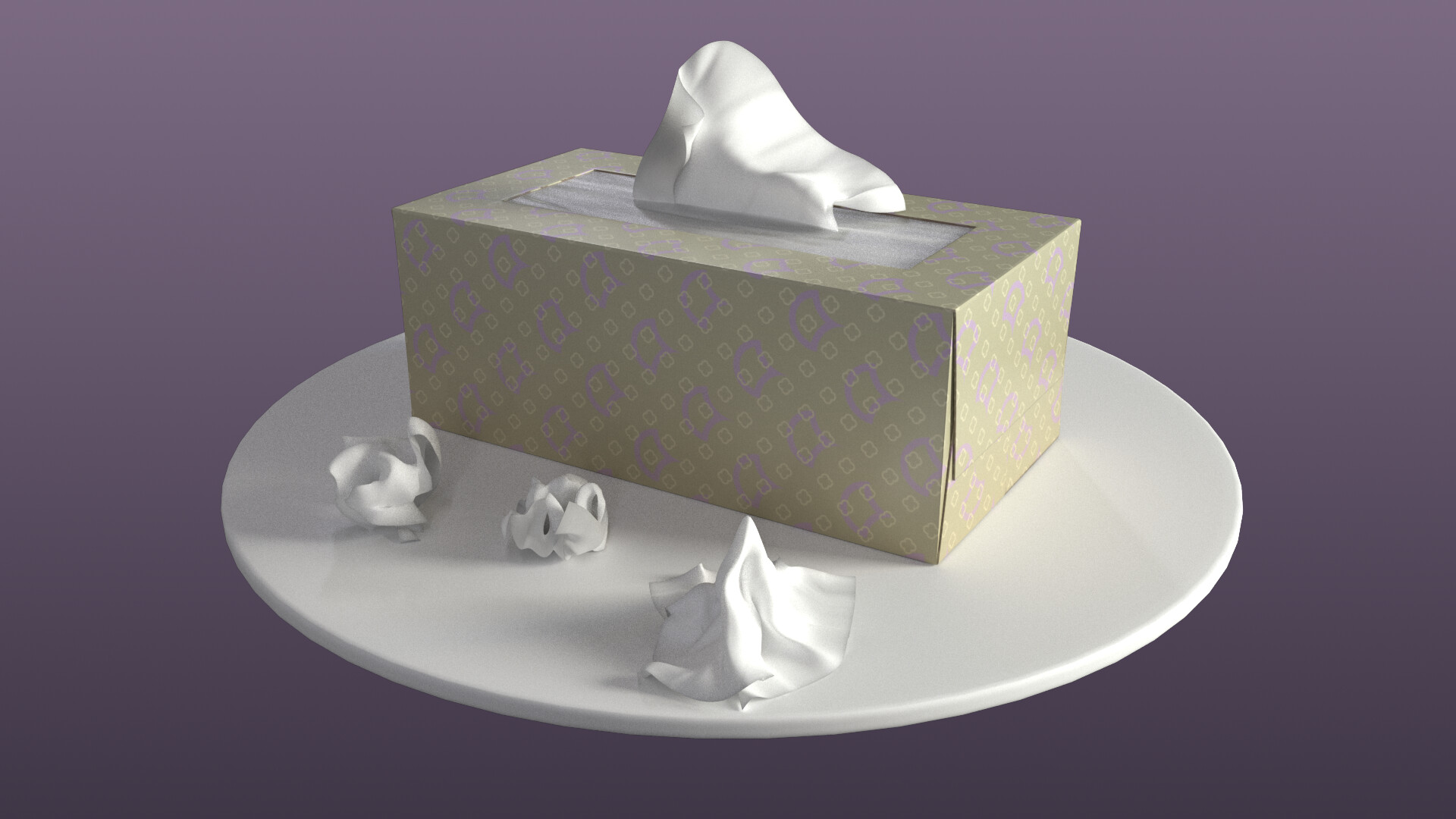 ArtStation - Tissue Box Model