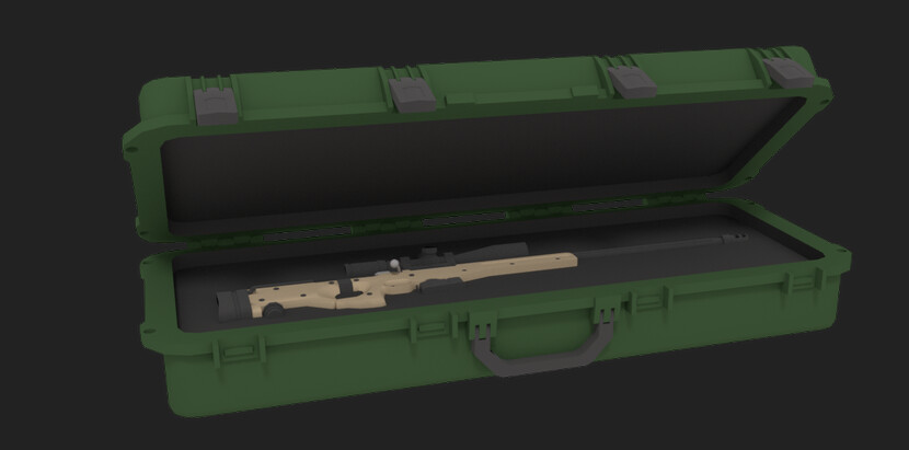 ArtStation - Sniper Gun Case