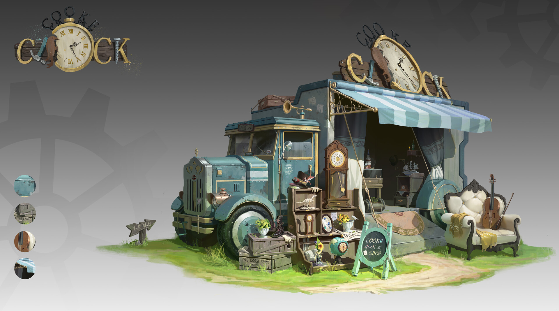 ArtStation - CLOCK CAR