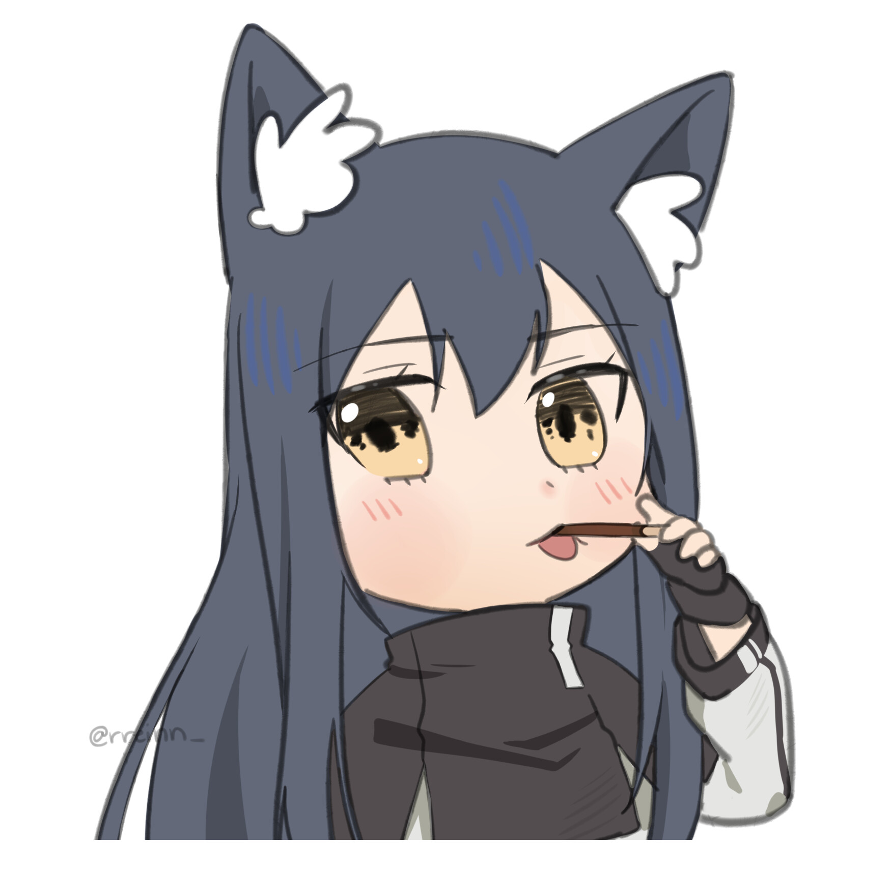 ArtStation - Texas and Zena chibi icon commission