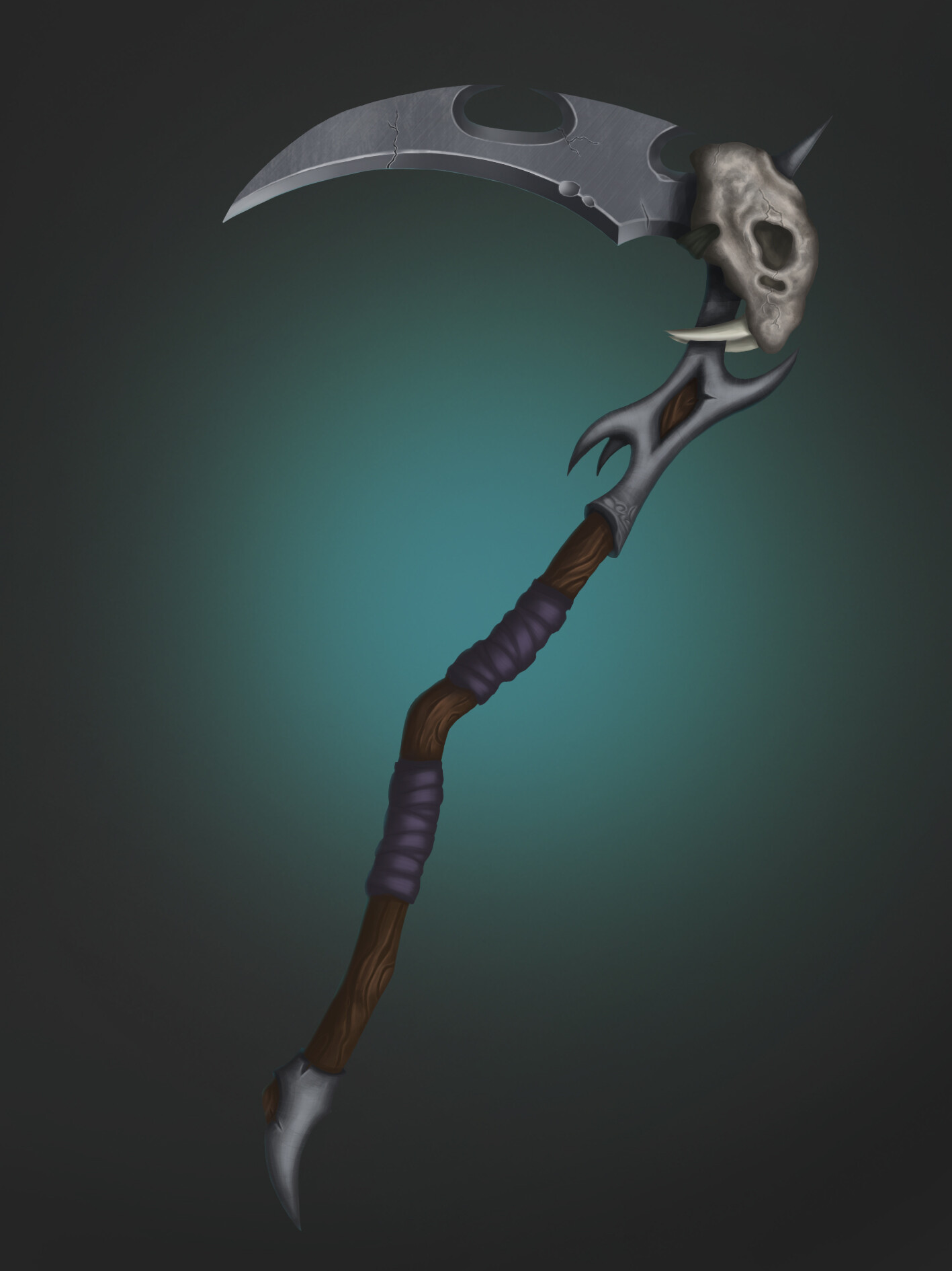 ArtStation - Sable-toothed Tiger Scythe