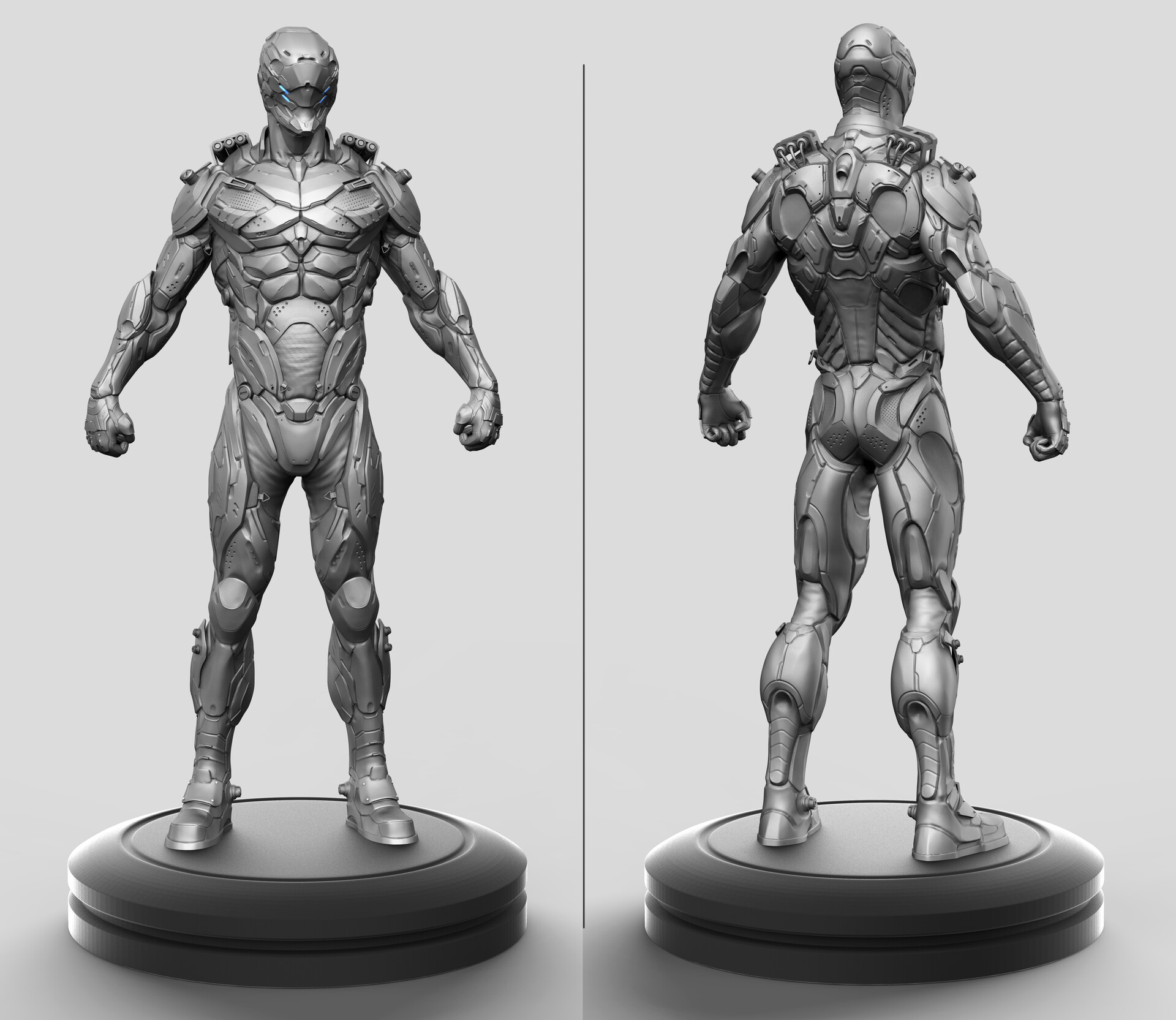 Artstation Hard Surface Modeling Tutorial High Poly Character Design