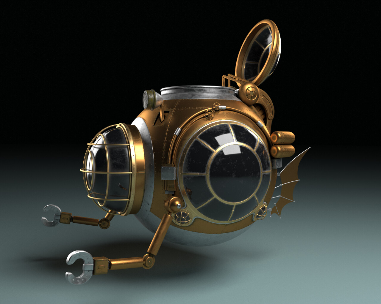 ArtStation - SteamPunk Submarine