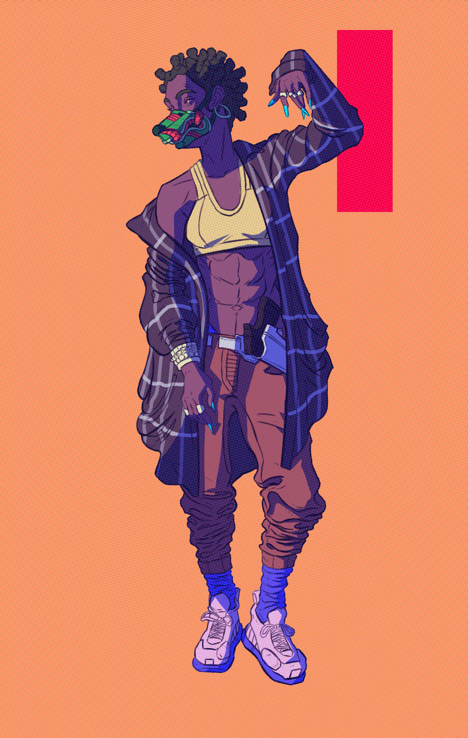 ArtStation - Futuristic Gangland Character Design 2