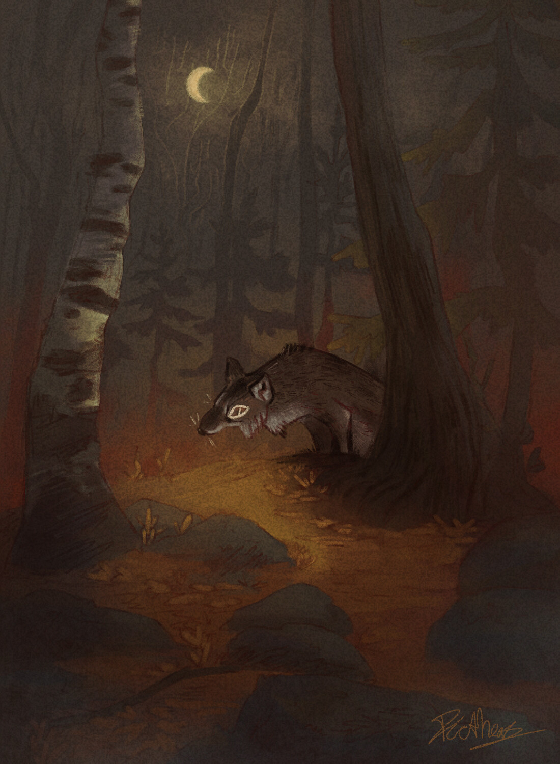 ArtStation - Moonfall's thief