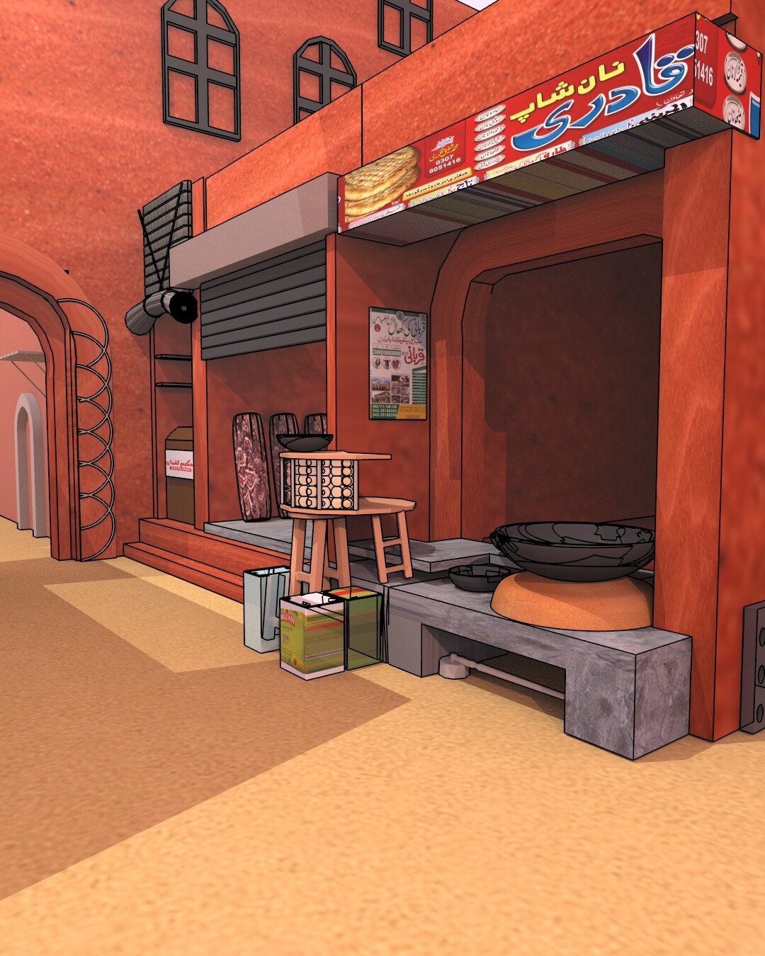 ArtStation - Street Shops