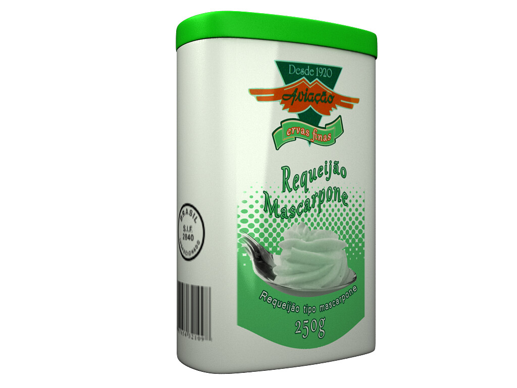 Felipe Mattos - 3D Product Visualization - Mascarpone Aviação