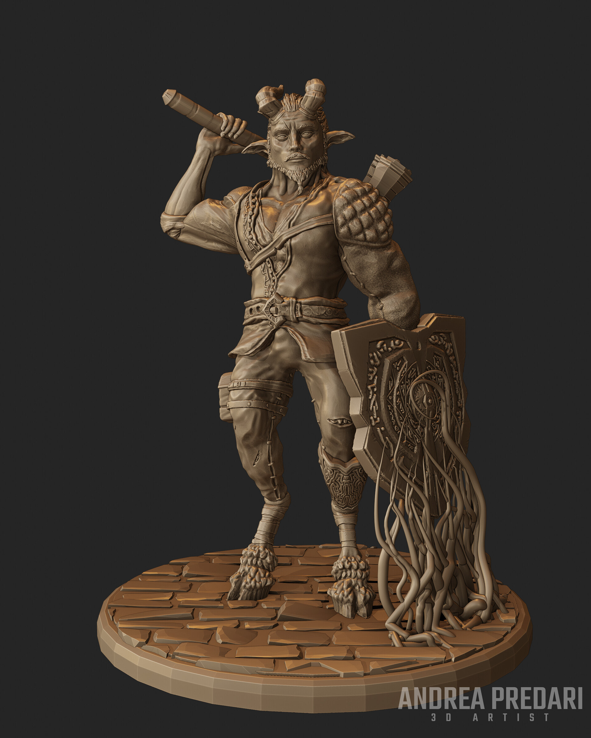 ArtStation - Samuel, the satyr of wood tangle