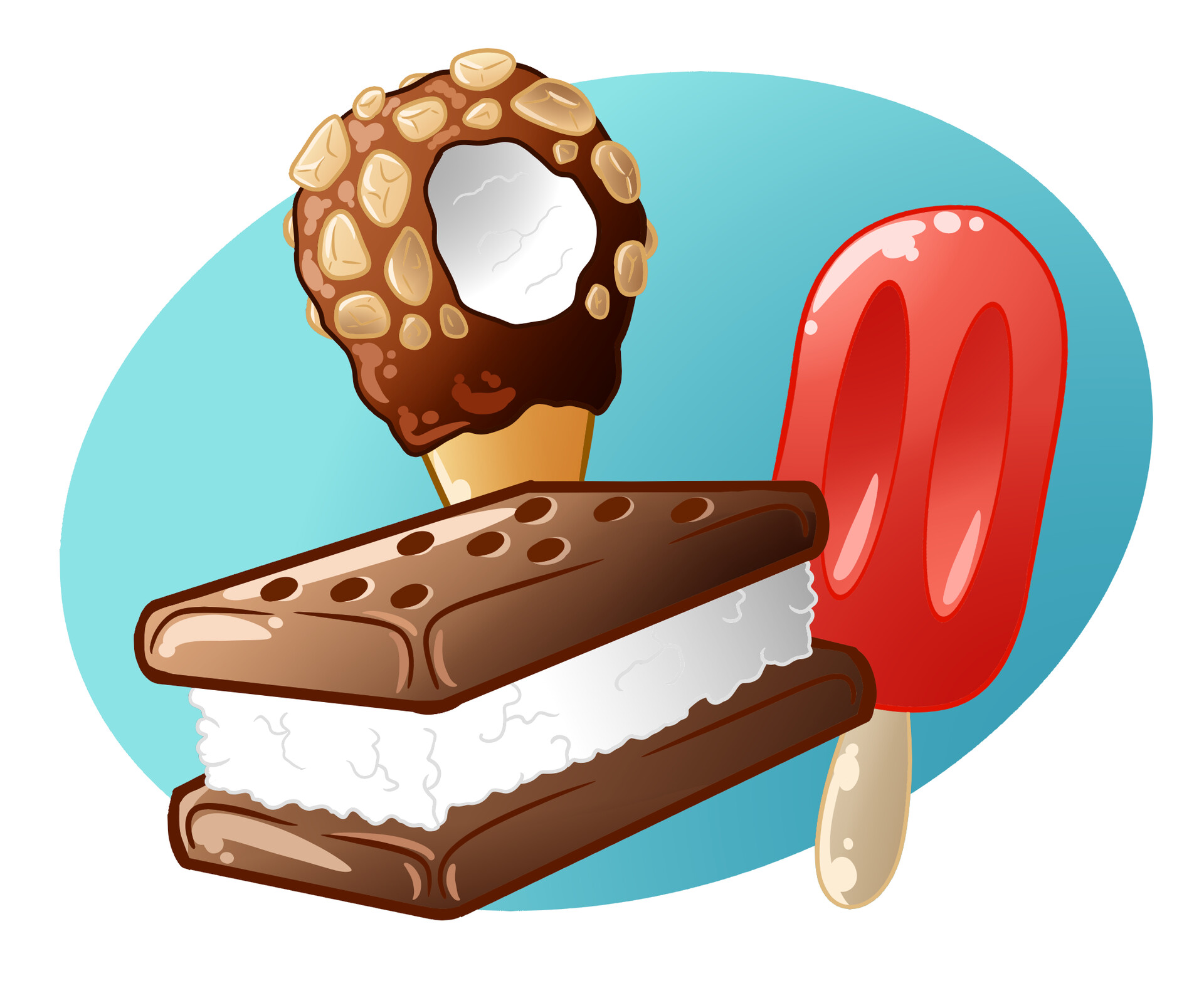 Clipart Ice Cream Sandwich