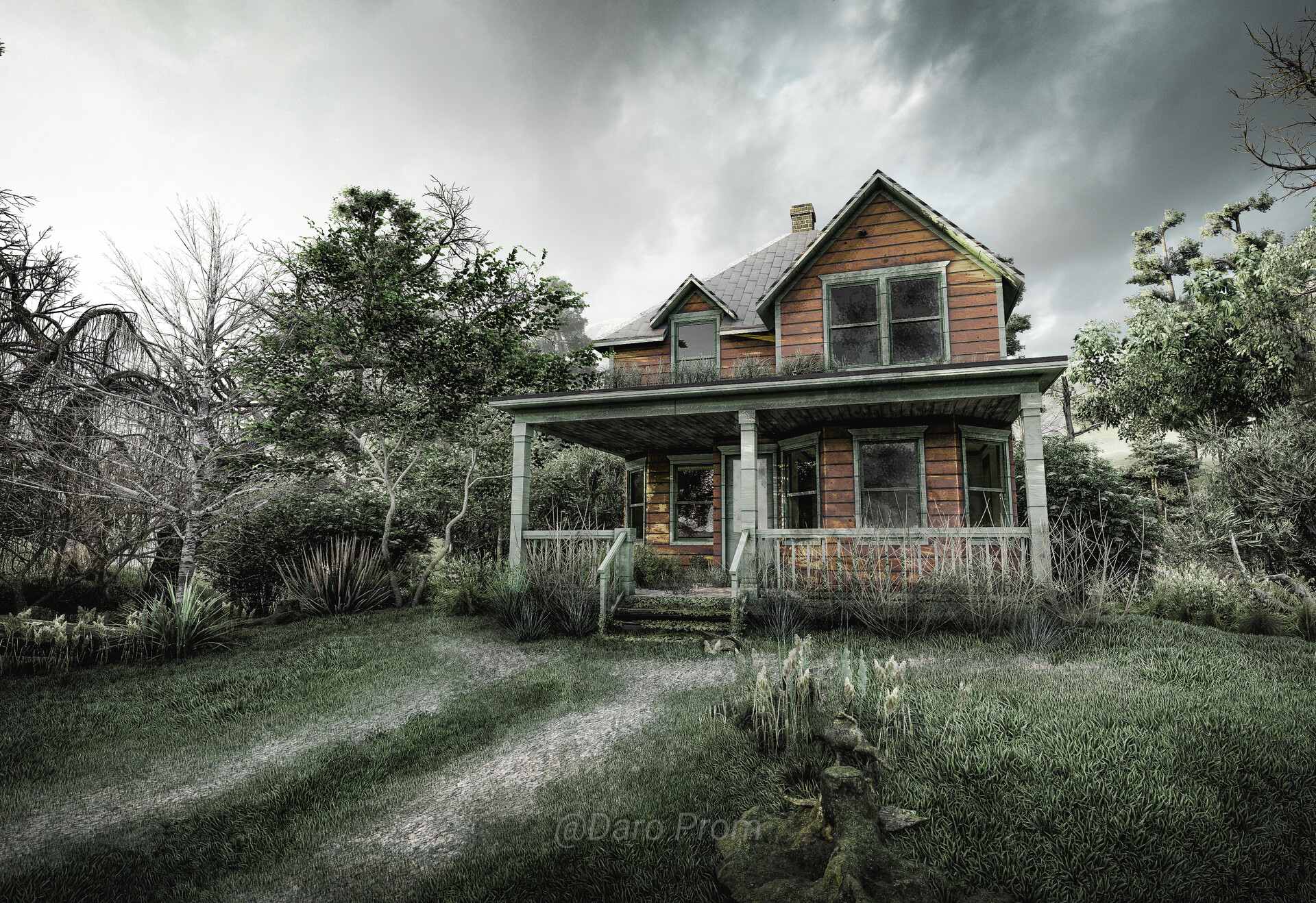 Old Small Farm Houses