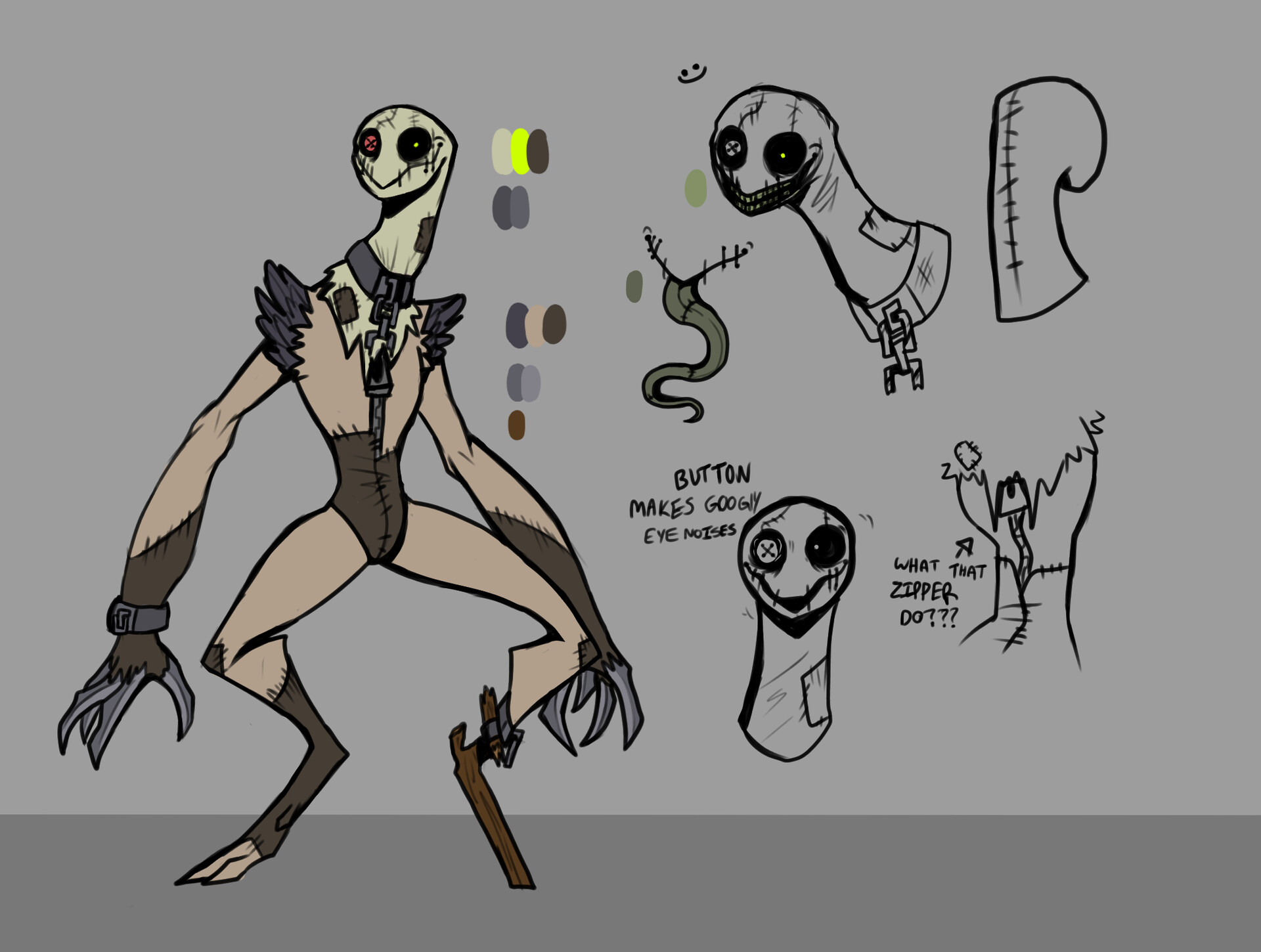 ArtStation - "Nester" Character Sheet