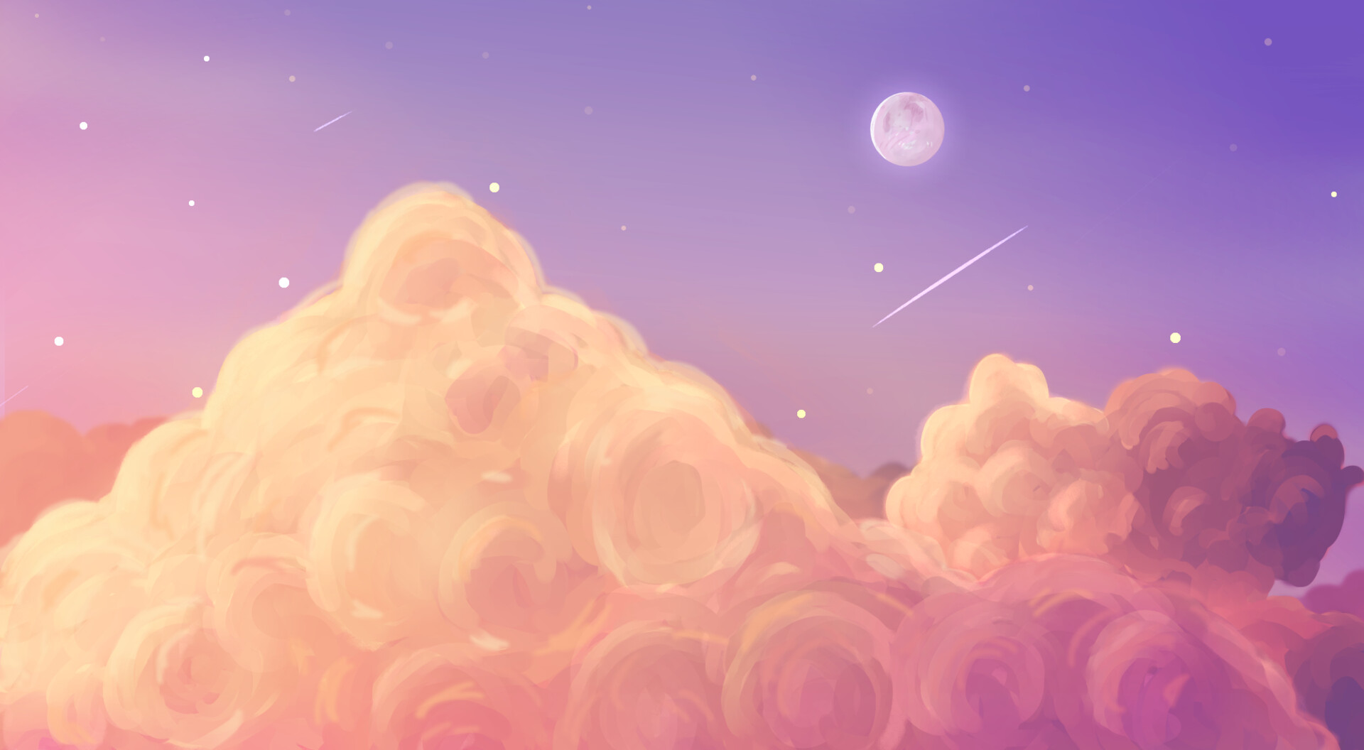 ArtStation - Sunset Clouds