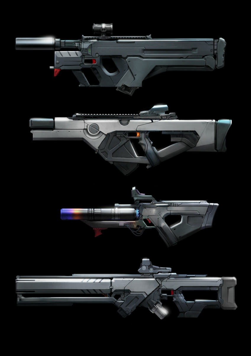 ArtStation - Scifi Weapons