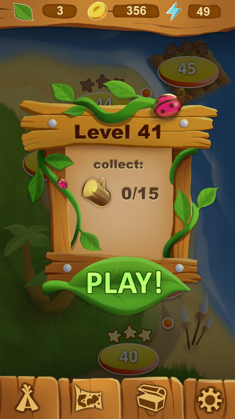 ArtStation - Escape from islands. Match-three game.