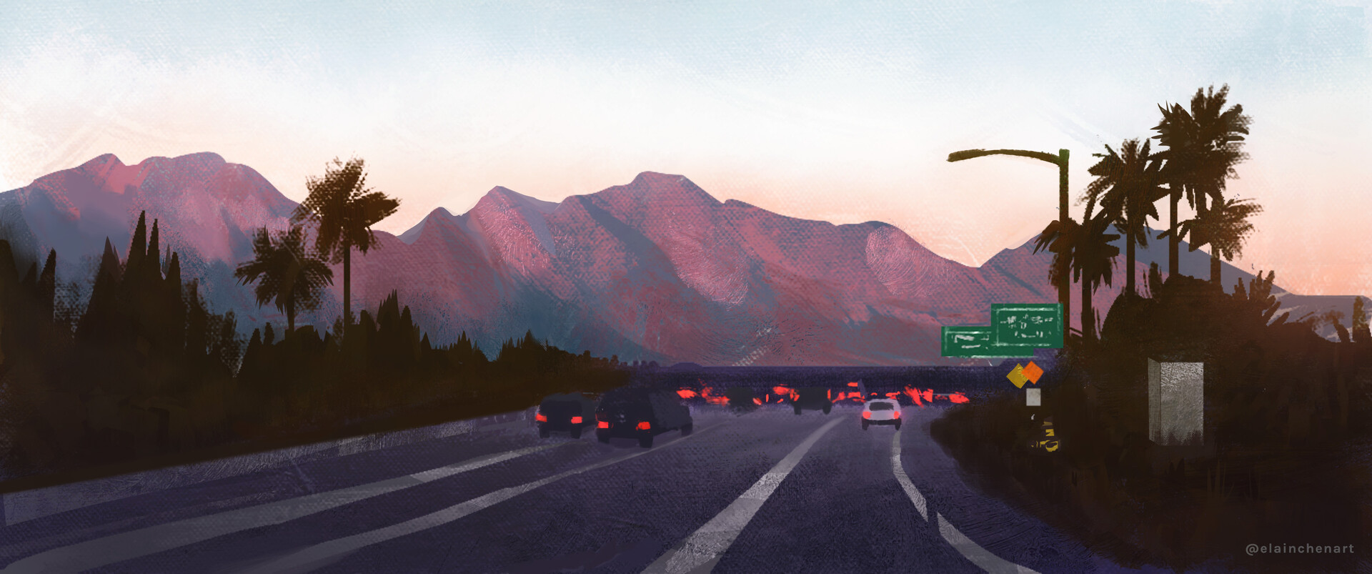 ArtStation - LA Highway