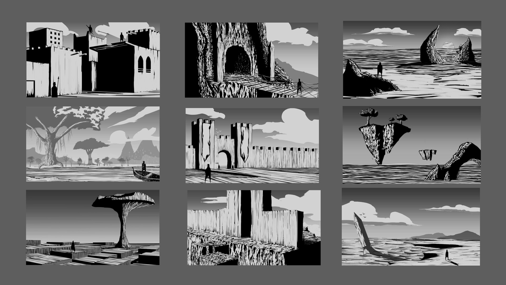 ArtStation - Thumbnail Sketches #3