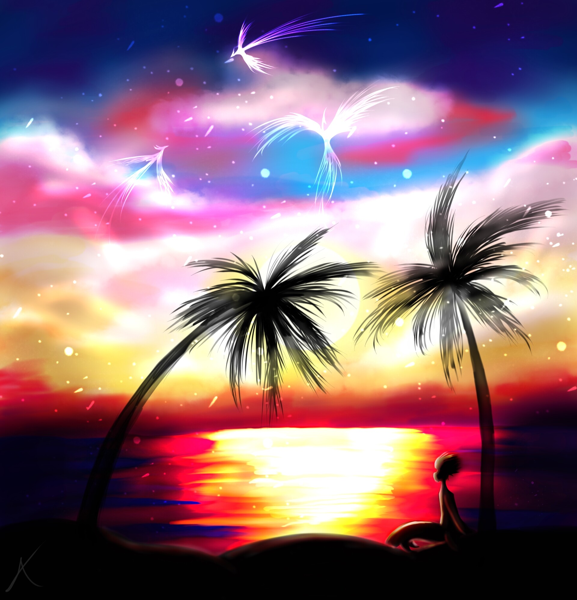 ArtStation - Sunset Fantasy