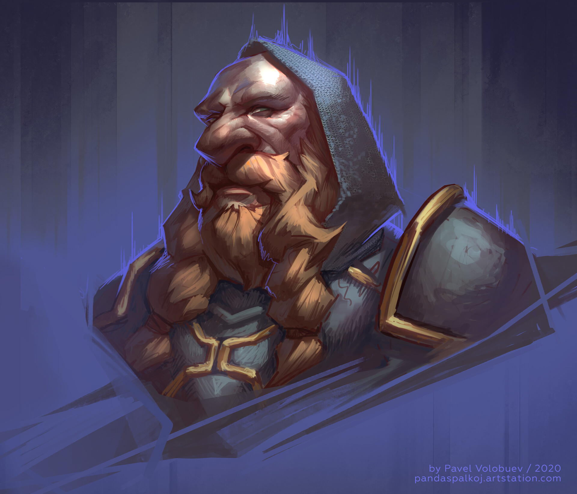Dwarf portrait by Pavel Volobuev : r/ImaginaryDwarves