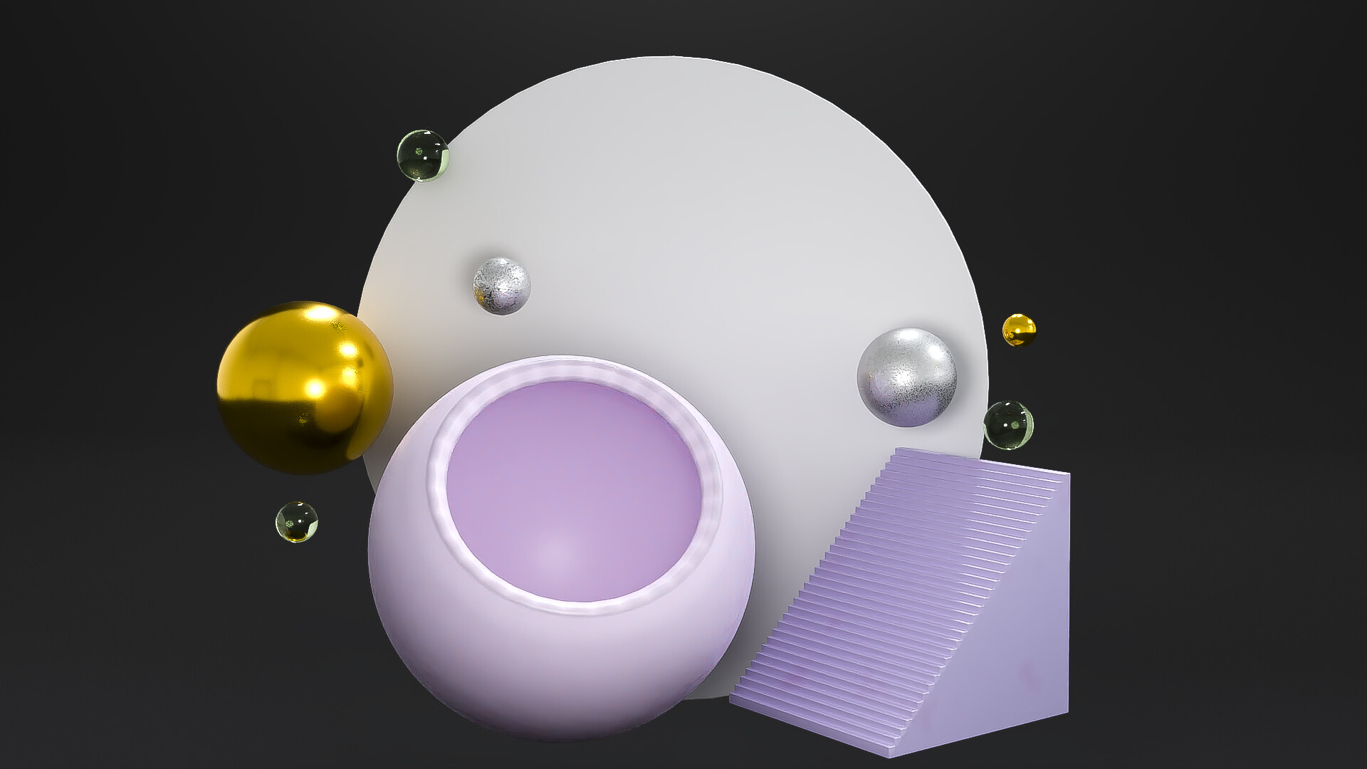 ArtStation - 3d Abstract Scene