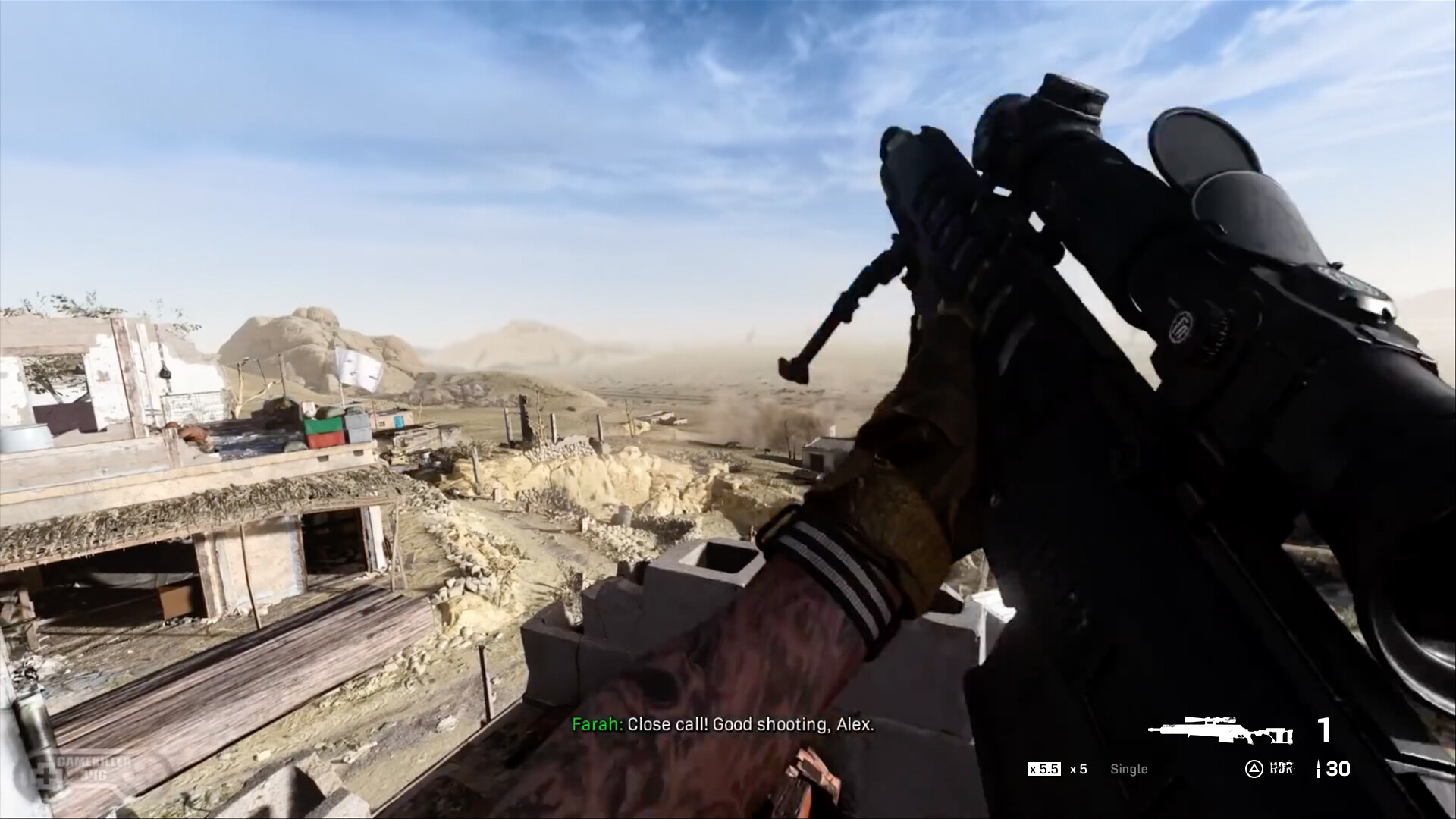 Dmytro Sarapulov - Military shooter – Menu & HUD concept