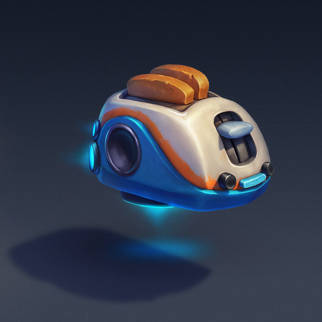 Daniel King Rowan - Stylized Toaster