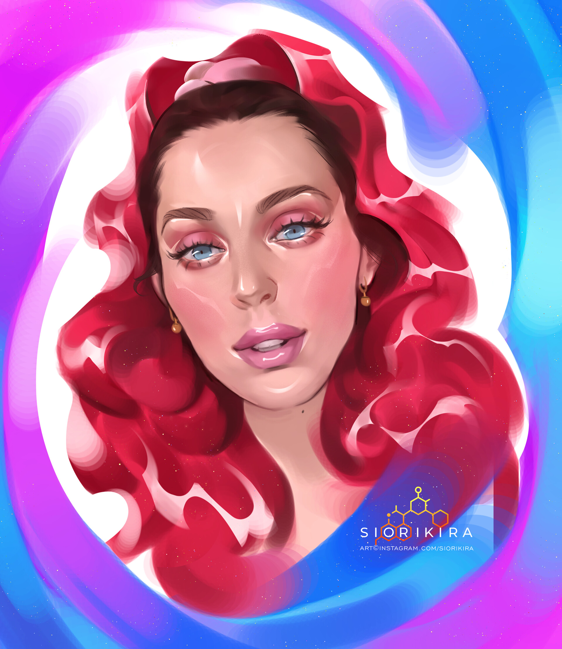 ArtStation - Kate Clapp YouTuber portrait