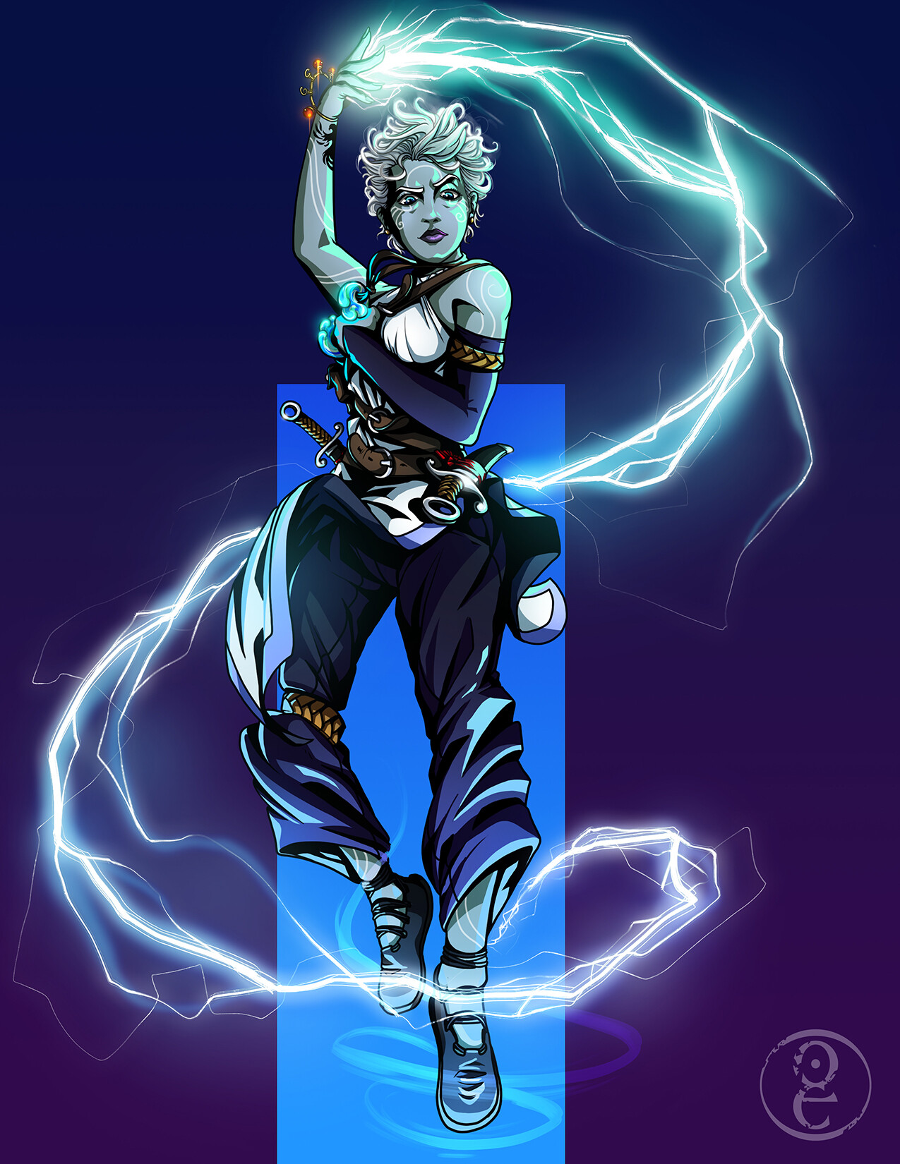 ArtStation - Zephyr, Storm Sorceress