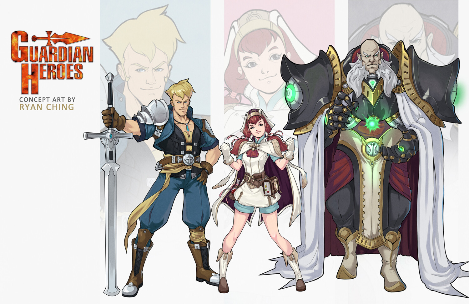 ArtStation - Guardian Heroes redesign