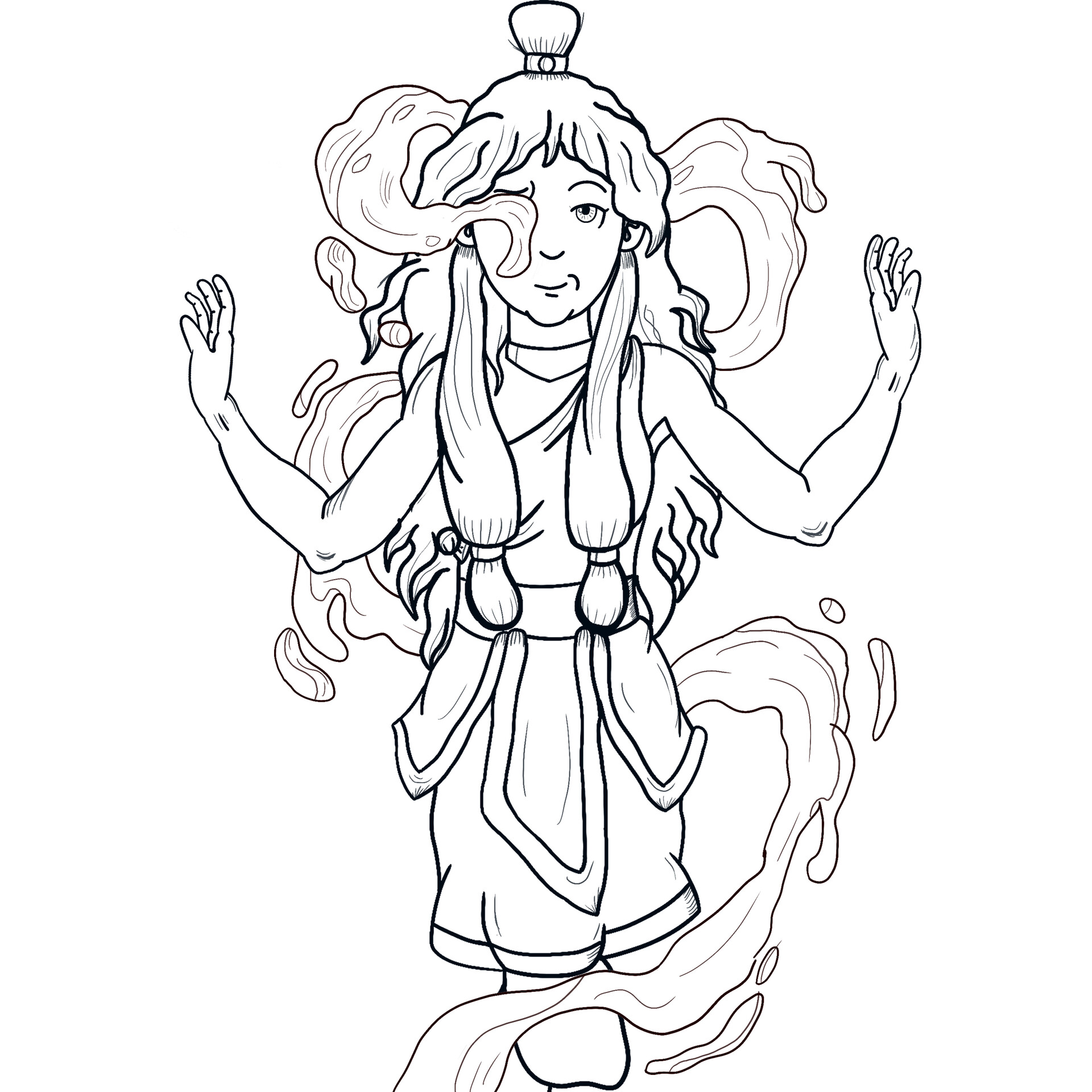 ArtStation - Katara Lineart