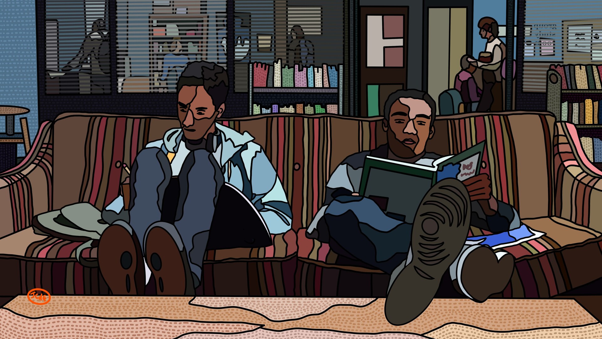 ArtStation - Troy and Abed (Community)