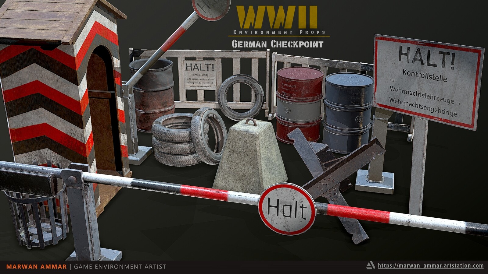 Marwan Ammar - WWII German Checkpoint || NOW on Unreal Marketplace!