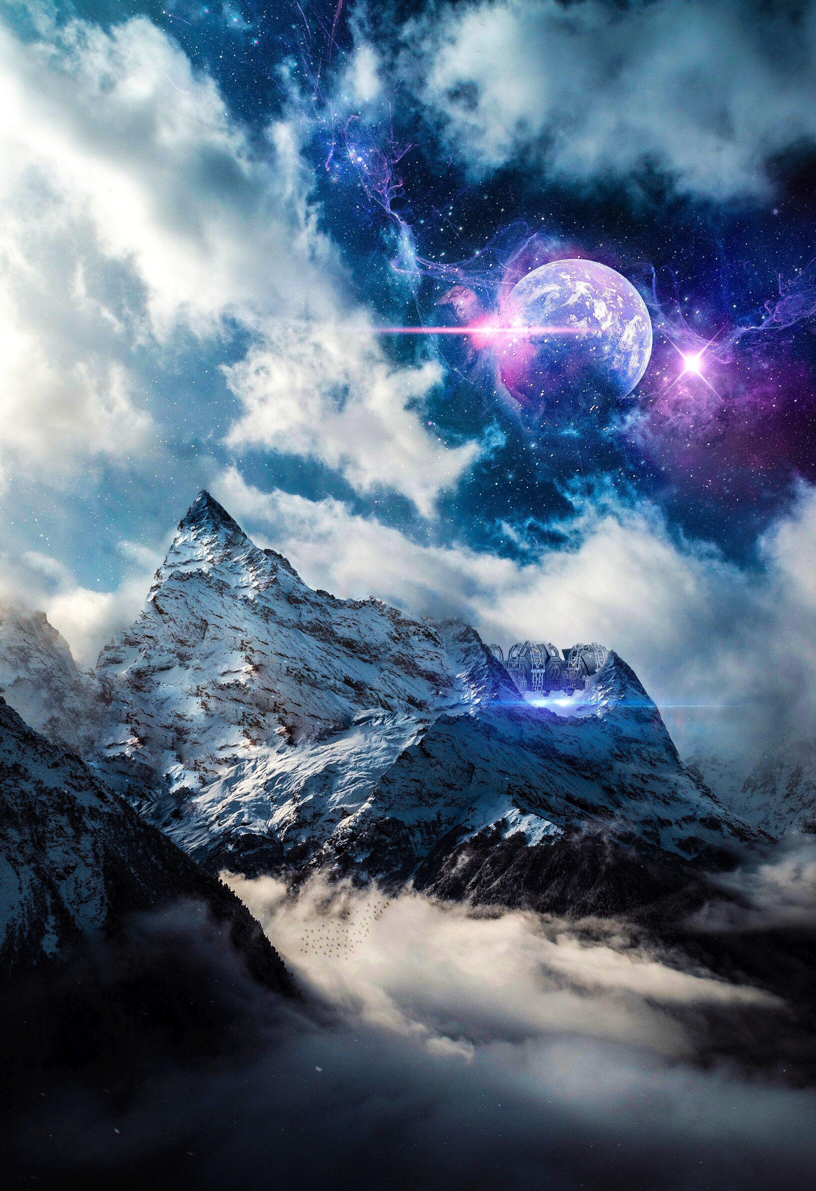 ArtStation - Mountain Moon