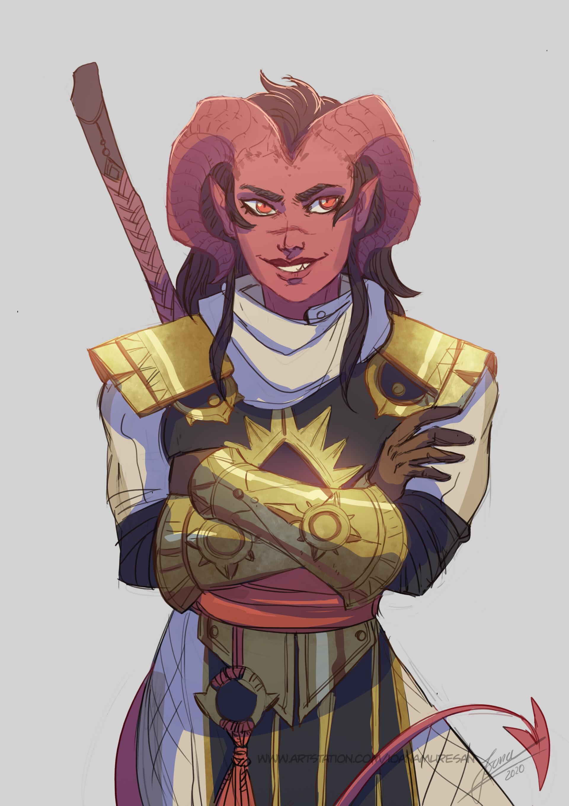 ArtStation - Tiefling commission