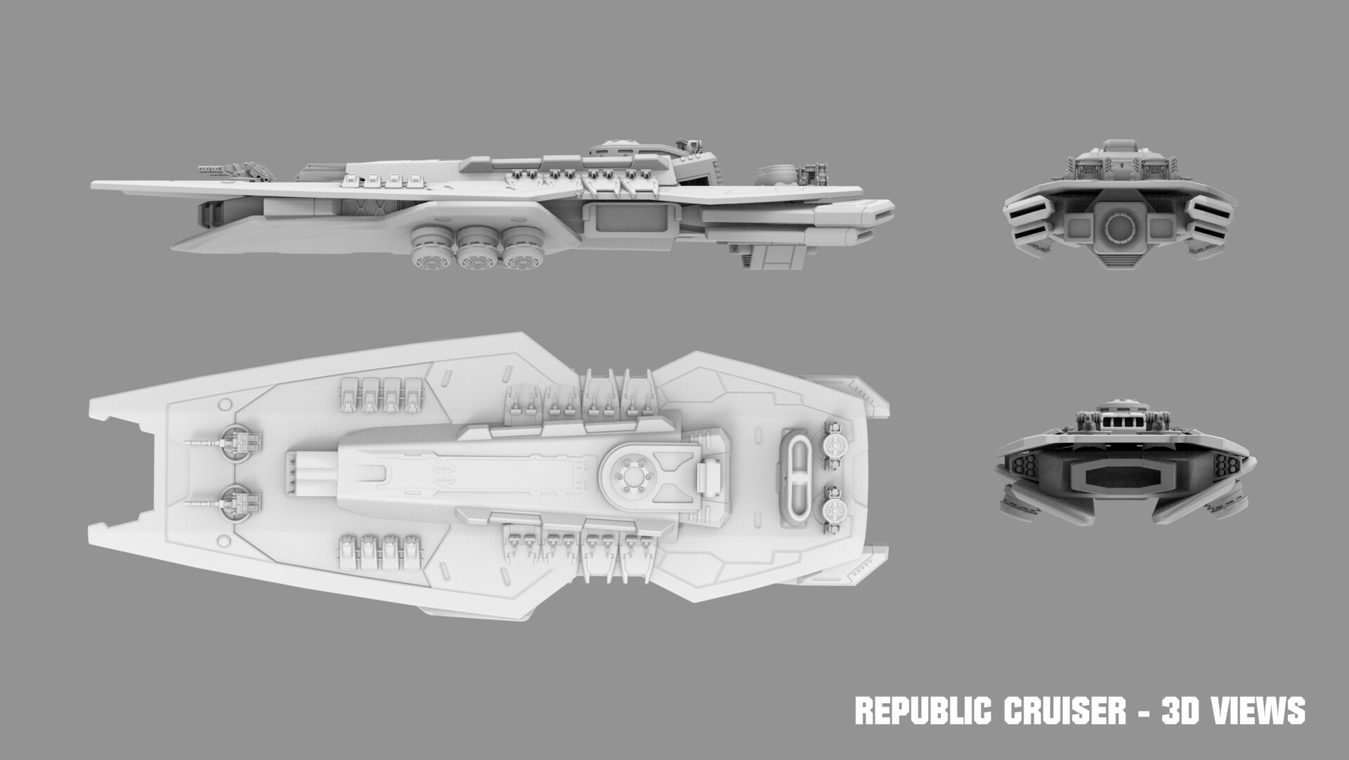Thierry Wagner - Republic Cruiser - Spaceship