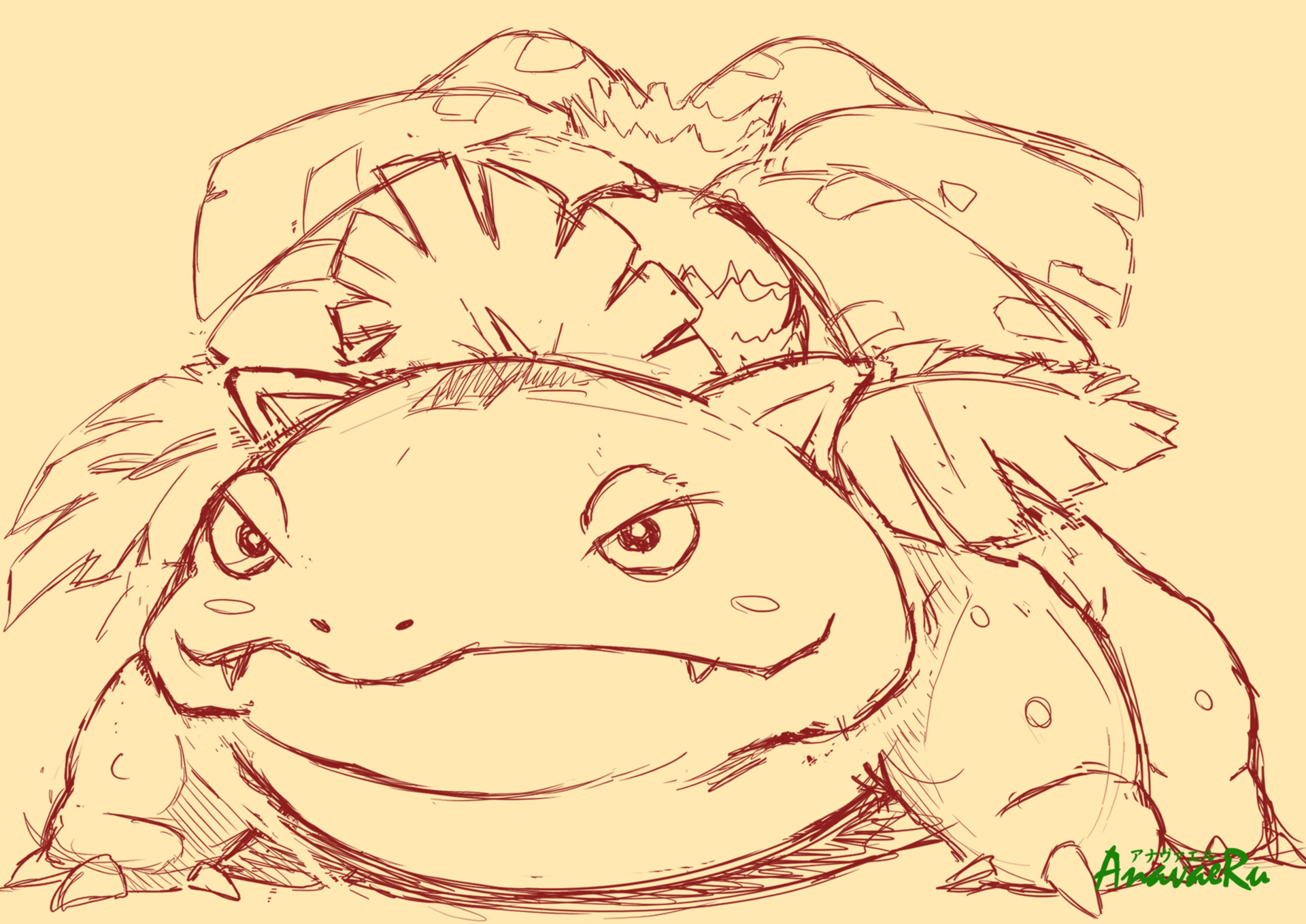 how to draw venusaur