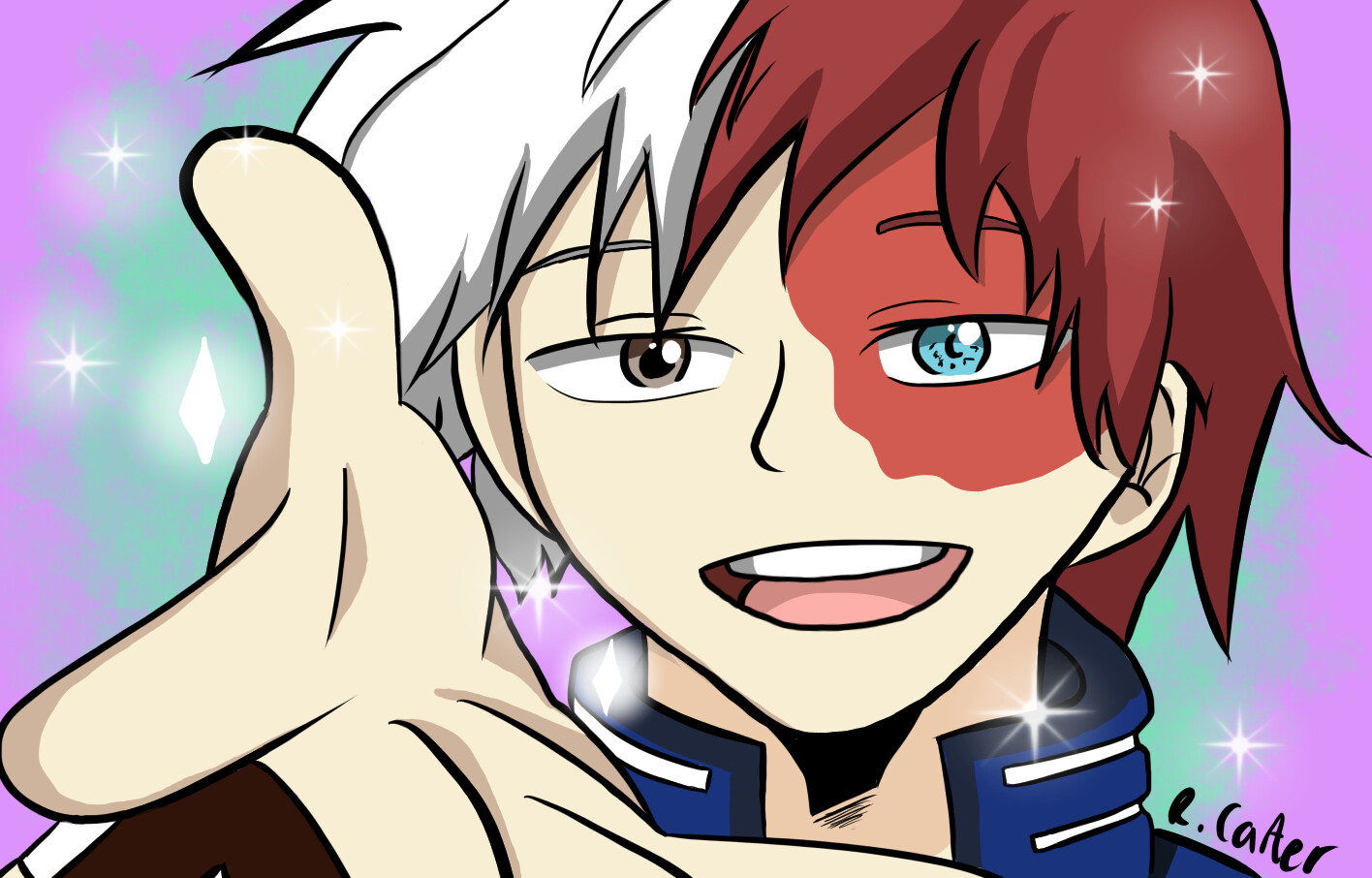 ArtStation - Todoroki - My Hero Academia