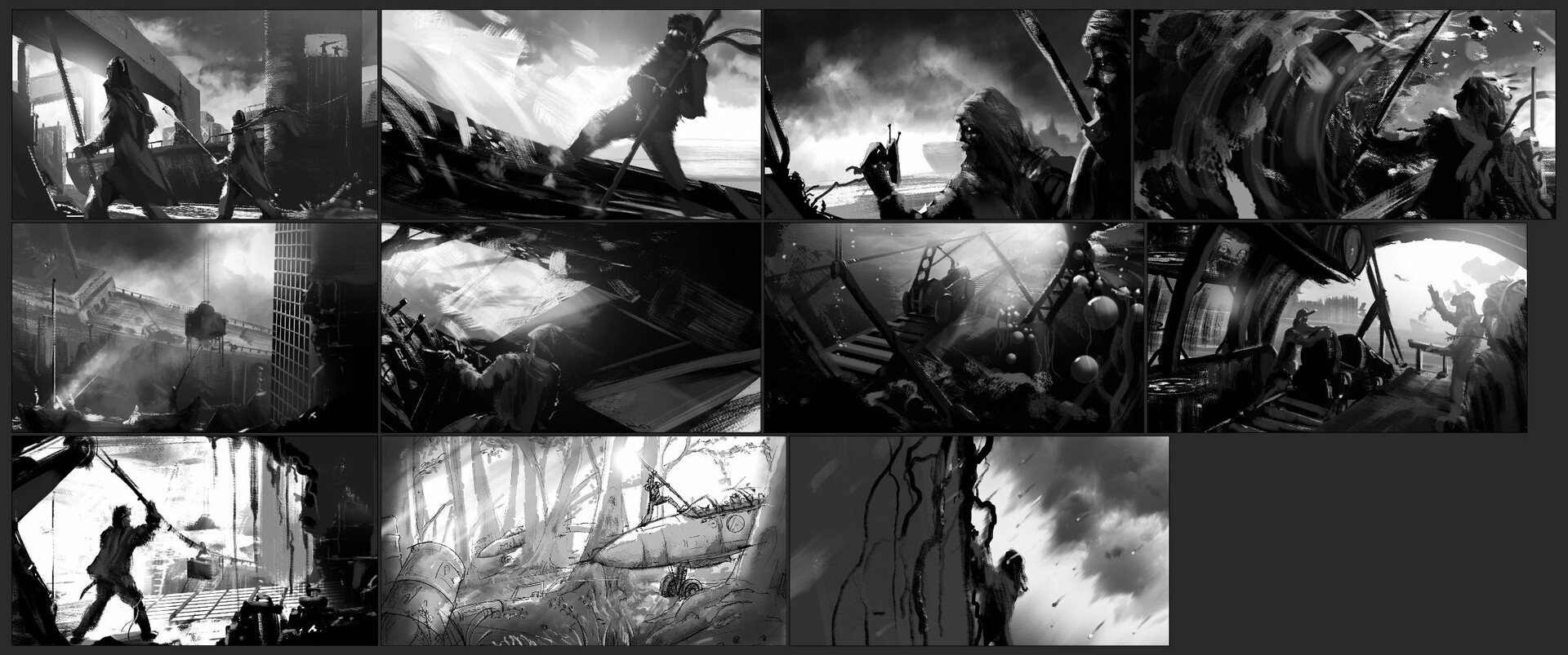 ArtStation - Waterworld project for Jama Jurabaev's course " Concept ...
